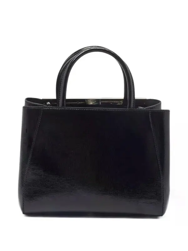 Fendi 2014 Small 2jours Patent Leather Tote Bag