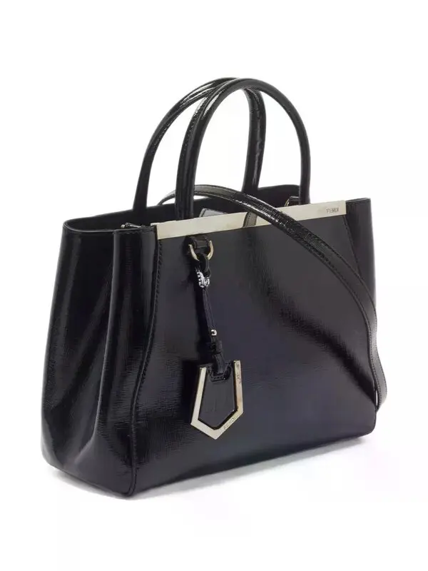 Fendi 2014 Small 2jours Patent Leather Tote Bag