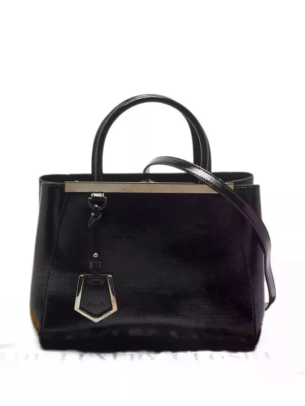 Fendi 2014 Small 2jours Patent Leather Tote Bag