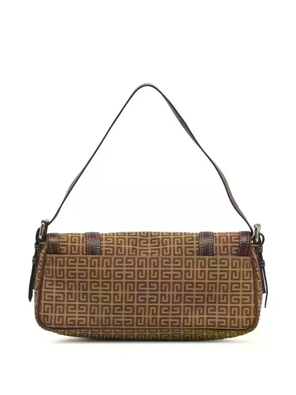 Givenchy 4g Jacquard Shoulder Bag - Brown