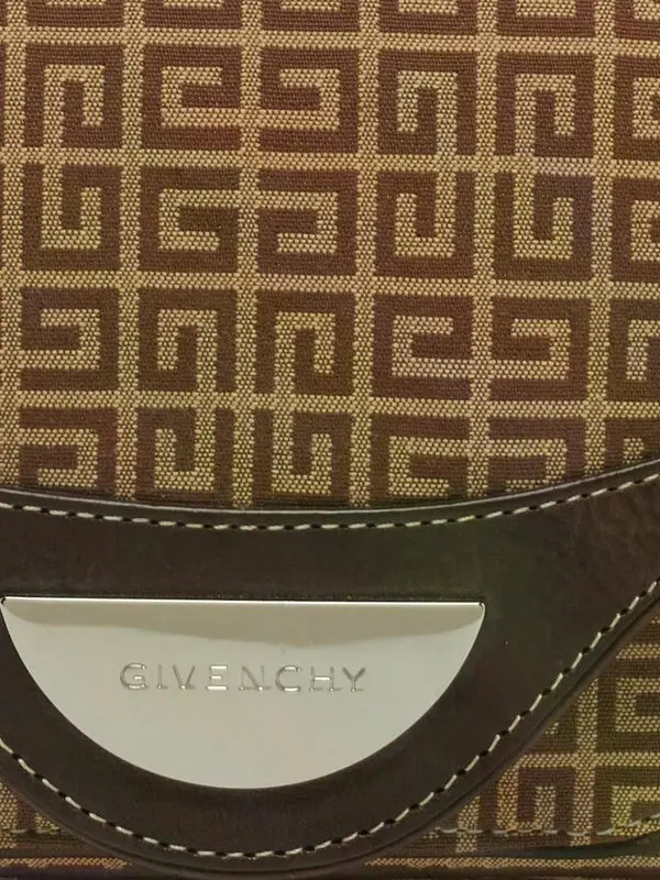 Givenchy 4g Jacquard Shoulder Bag - Brown