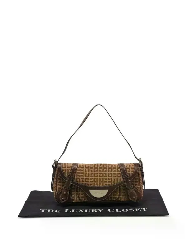 Givenchy 4g Jacquard Shoulder Bag - Brown