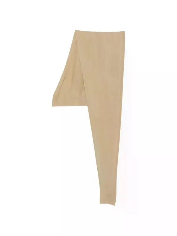LEMAIRE Fine-knit Ribbed-trim Scarf - Neutrals