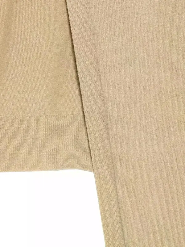 LEMAIRE Fine-knit Ribbed-trim Scarf
