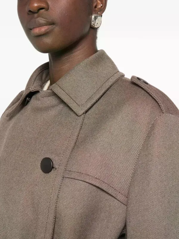 Tagliatore Double-breasted Belted Coat