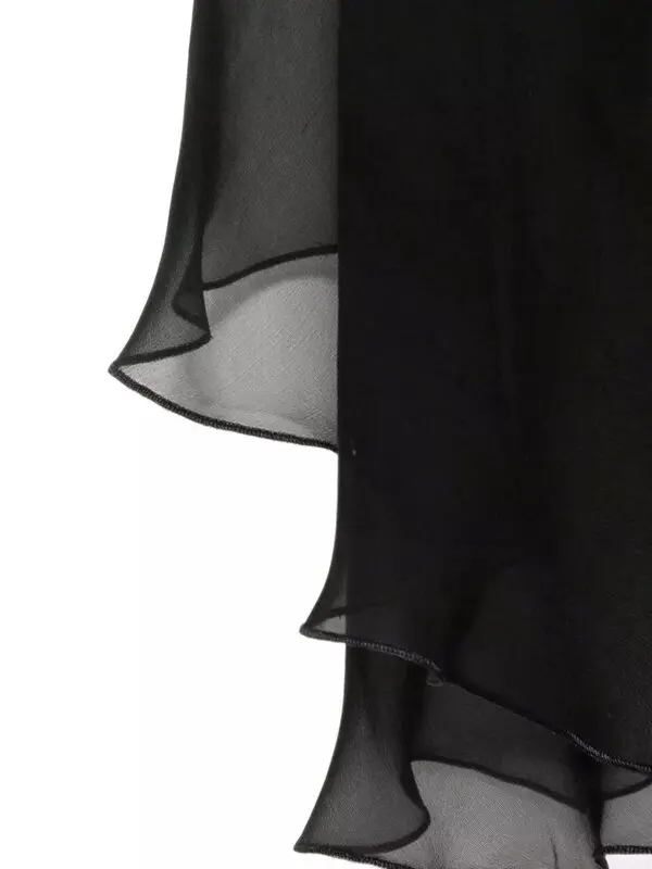 Zuhair Murad Silk Chiffon Long Scarf