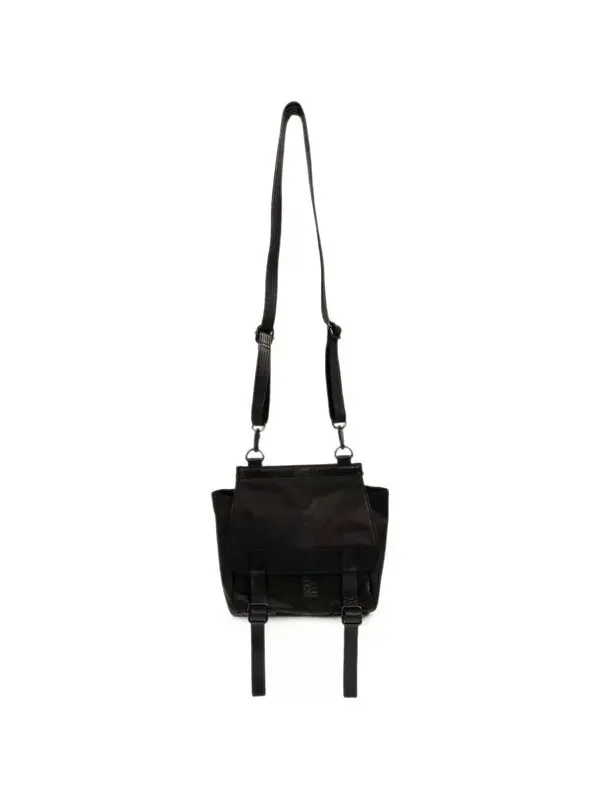 Yohji Yamamoto Buckle-detail Leather Shoulder Bag