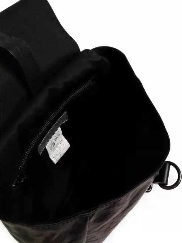 Yohji Yamamoto Buckle-detail Leather Shoulder Bag