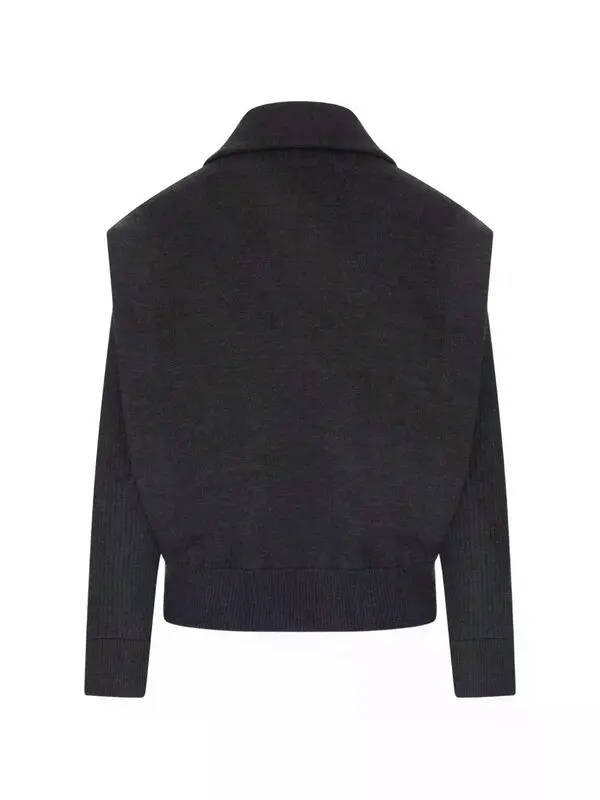 Giorgio Armani Wool Zip-up Jacket