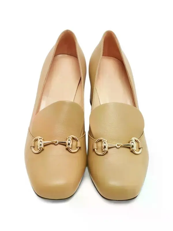 Gucci Horsebit Block Heel Pumps