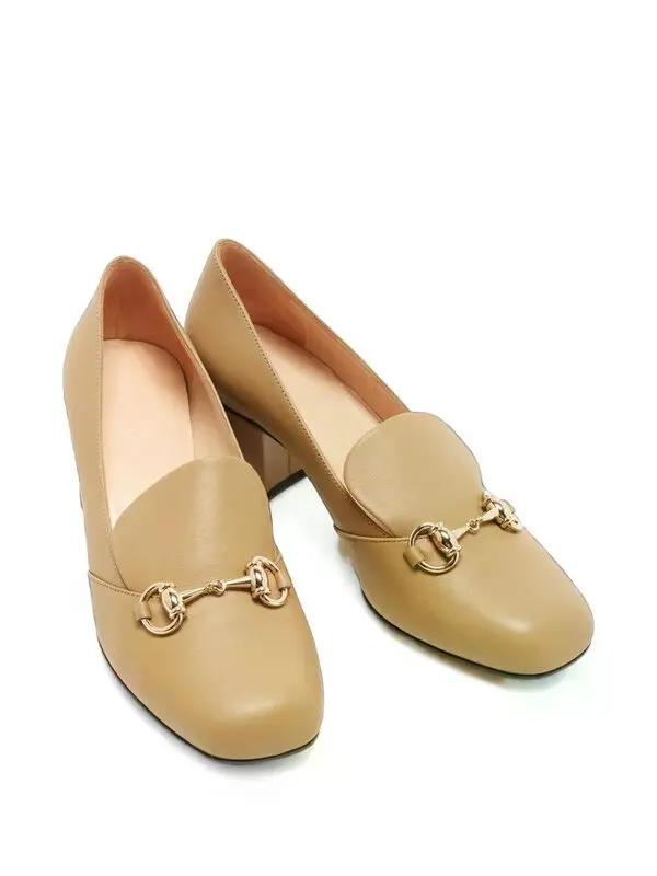 Gucci Horsebit Block Heel Pumps