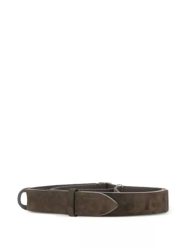 Orciani Suede Belt - Brown