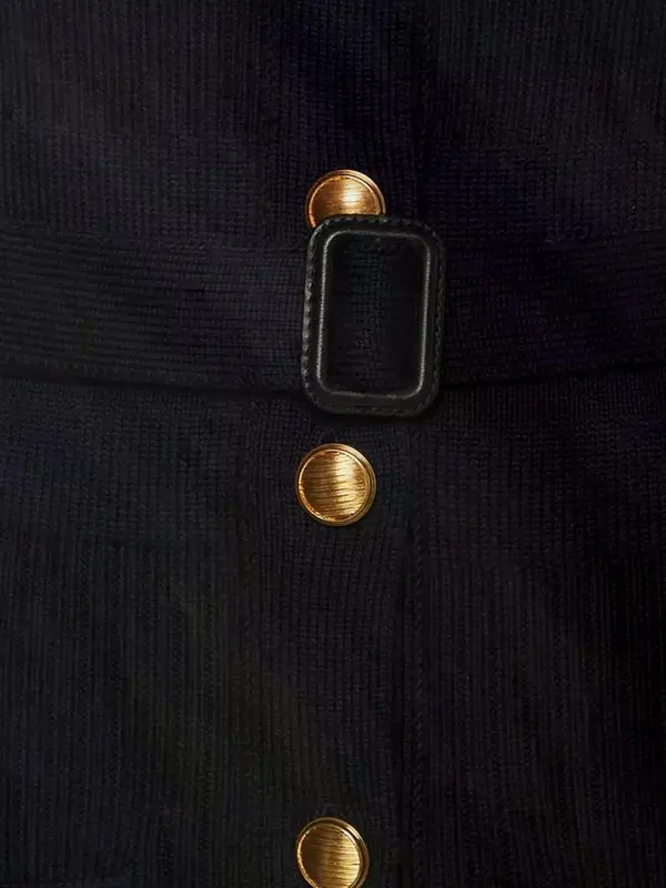 Chloé Rib-knit Belted Mini Dress