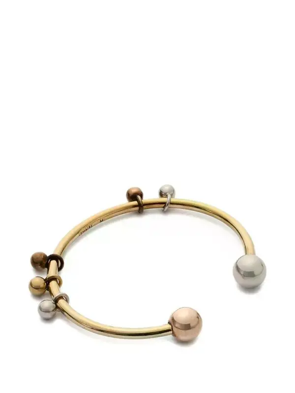 LEMAIRE Rattle Spheres-details Bracelet - Gold