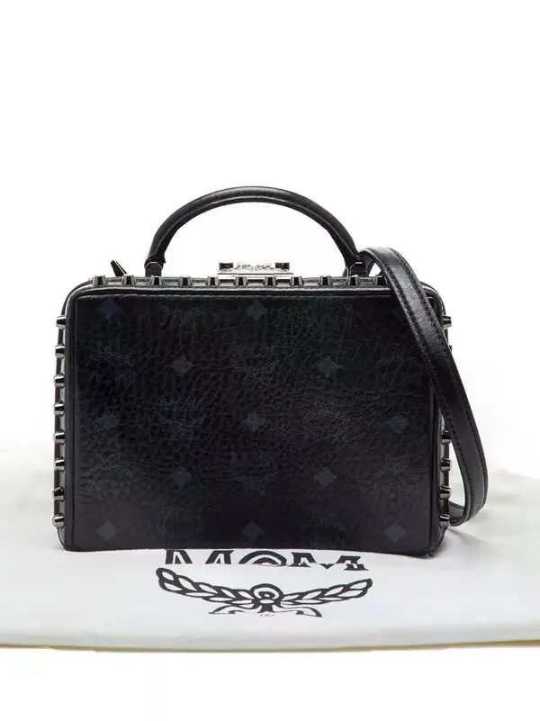 Mcm Berlin Studded Box Shoulder Bag