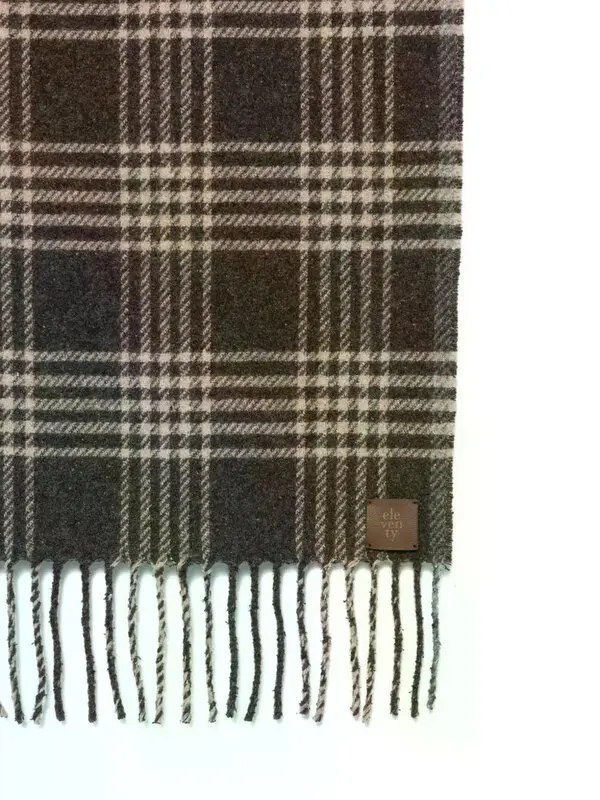 Eleventy Check-pattern Scarf