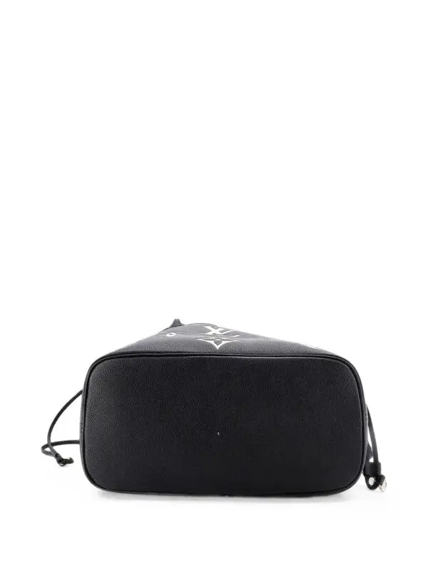 LOUIS VUITTON Neverfull Nm Bicolor Monogram Empreinte Giant Mm Tote Bag - Black