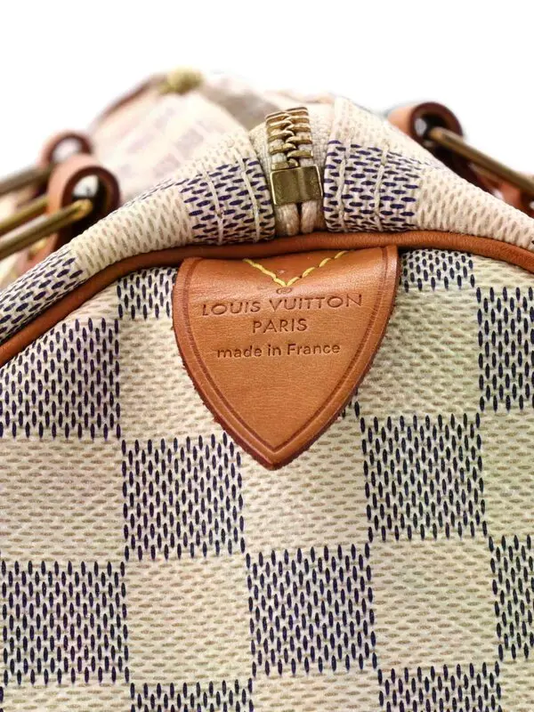 LOUIS VUITTON Damier Satchel Handbag - White