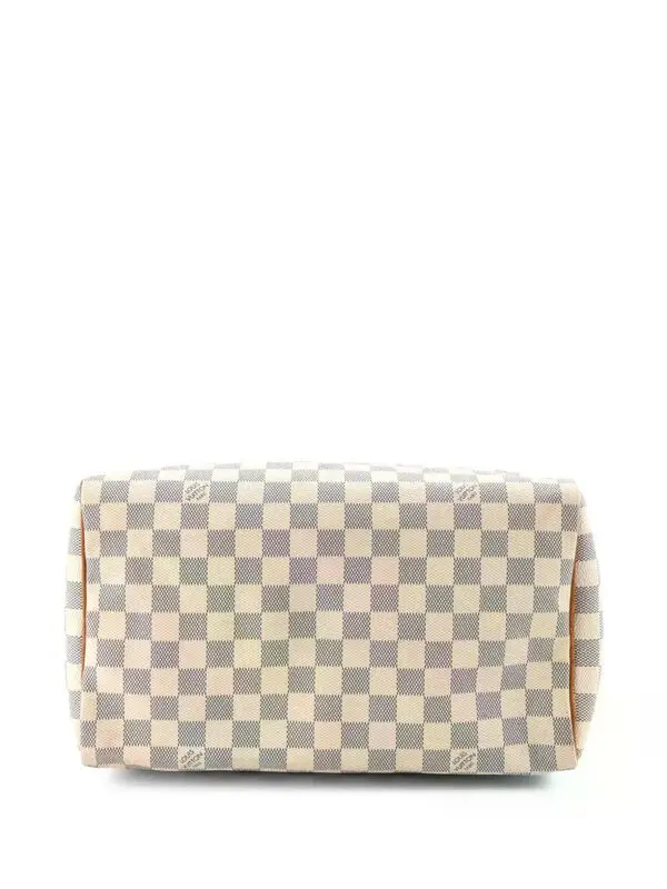 LOUIS VUITTON Damier Satchel Handbag - White