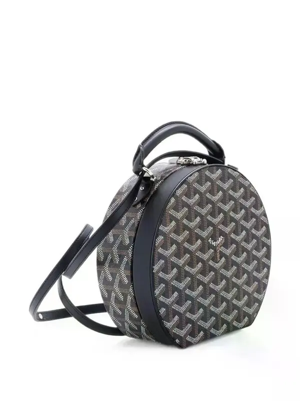 Goyard Alto Hatbox Bag Coated Canvas Satchel