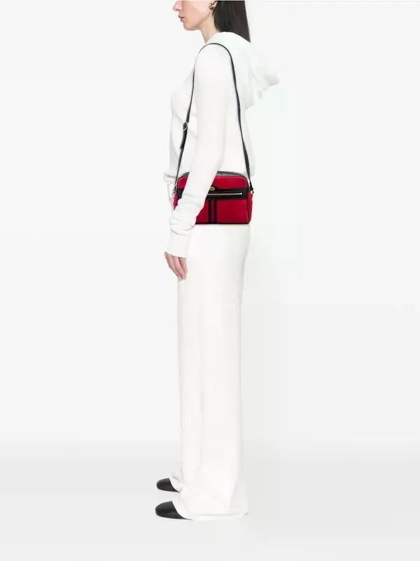 Gucci 2016-2026 Suede Web Ophidia Crossbody Bag