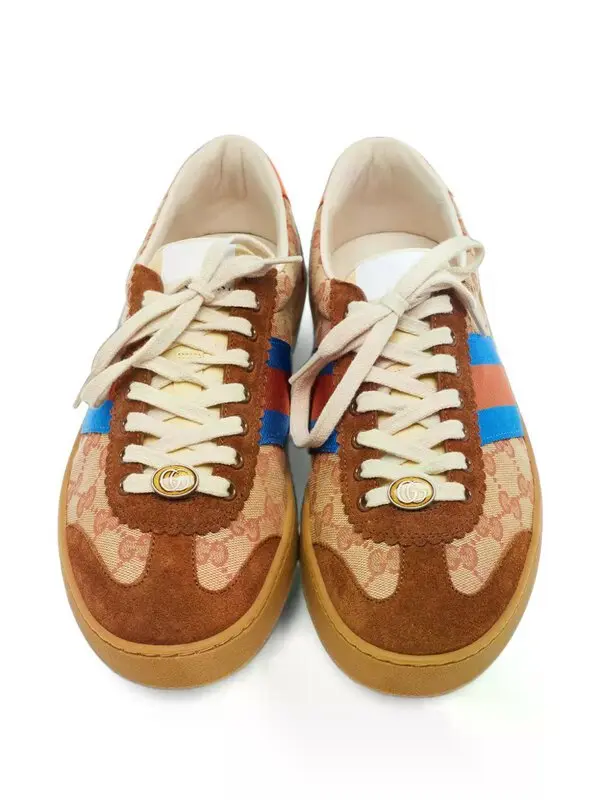 Gucci G74 Gg Canvas Sneakers - Red