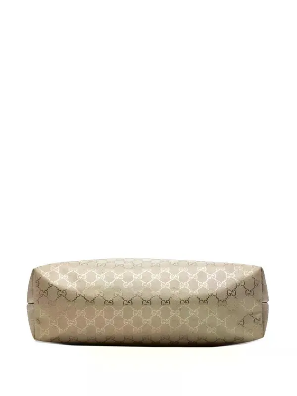 Gucci 2016-2026 Medium Gg Imprime Tote Bag - Gold