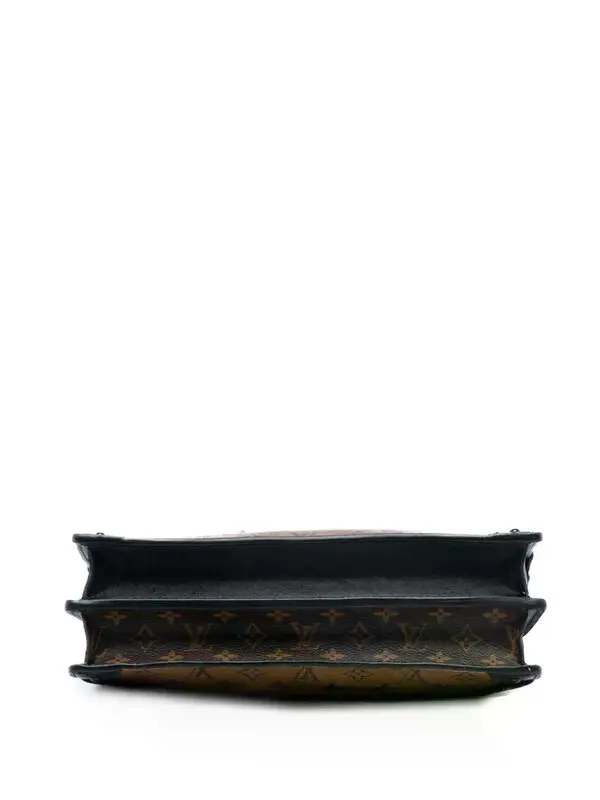 LOUIS VUITTON 2000-2026 Monogram Reverse Trunk Clutch Crossbody Bag
