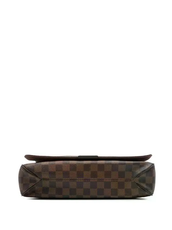 LOUIS VUITTON Damier Ebene Canvas District Mm Crossbody Bag