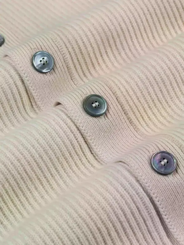 GRAN SASSO Ribbed-knit Cardigan