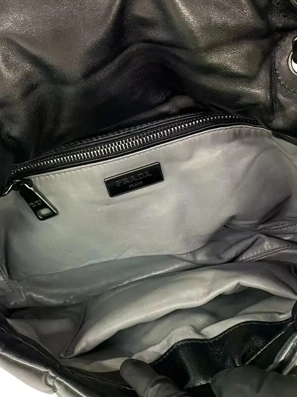 Prada 2013-2026 Nappa Bomber Flap Shoulder Bag