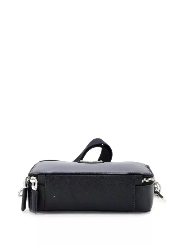Prada Brique Camera Saffiano Leather Mini Crossbody Bag