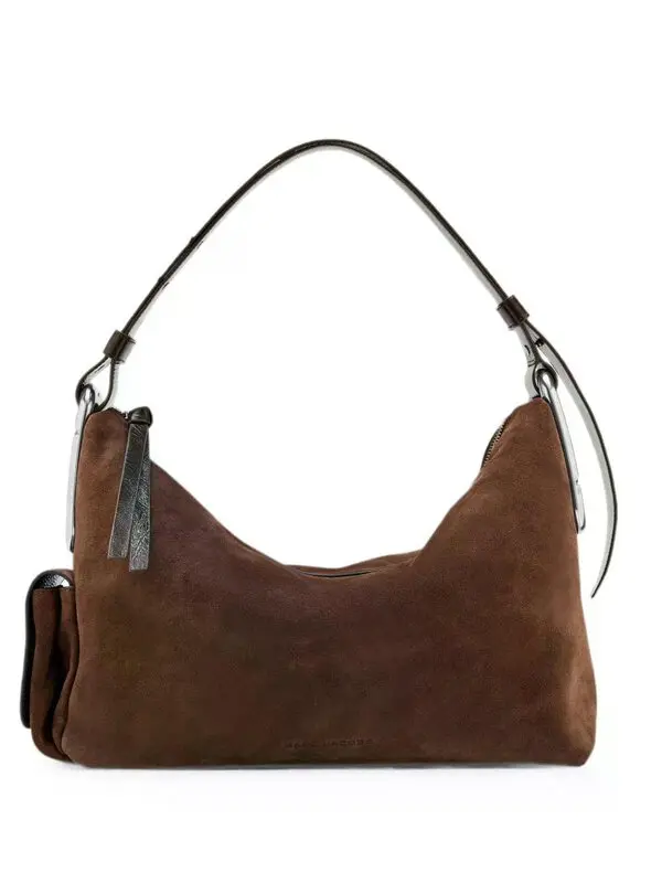 Marc Jacobs Scene Large Shoulder Bag In Suede - Brown