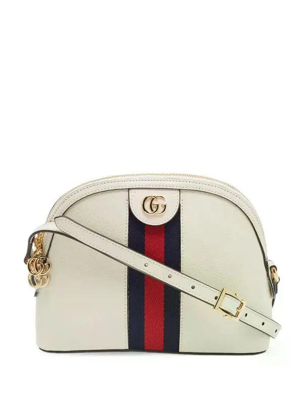 Gucci Small Ophidia Dome Cross Body Bag - White