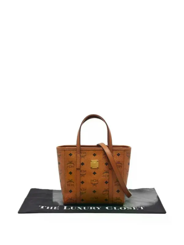 Mcm Mini Toni Visetos Tote Bag