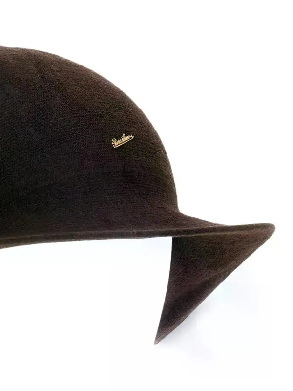 Borsalino Angelina Mini Logo-plaque Cloche Hat