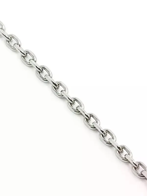 Dior Enamel Logo Tassel Necklace