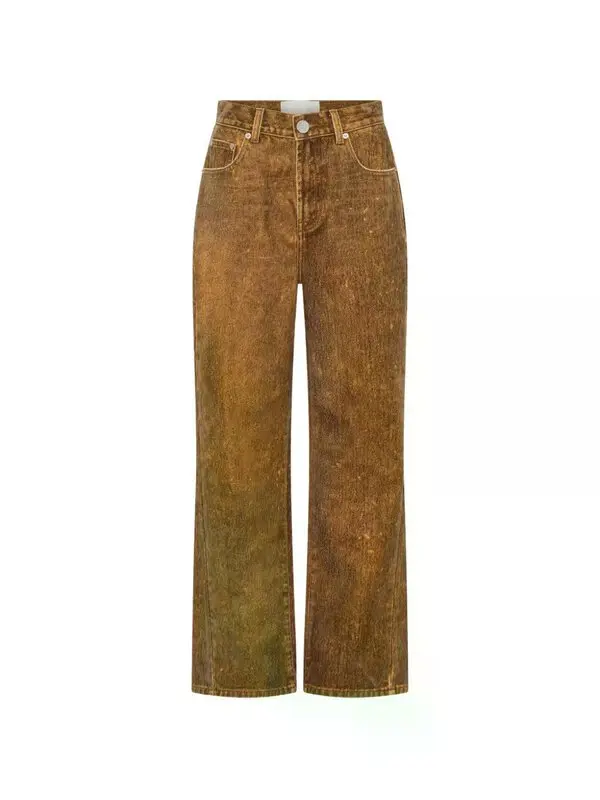 ONETEASPOON Baxters Acid-wash Jeans - Brown
