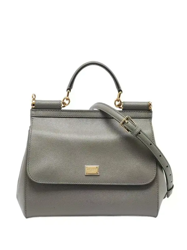 Dolce & Gabbana Miss Sicily Top Handle Bag - Grey