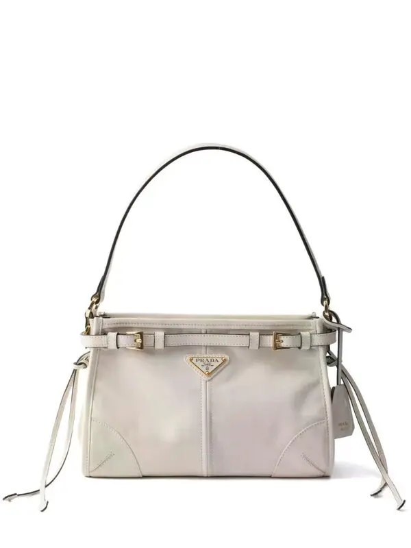 Prada Bonnie Small Leather Handbag - White