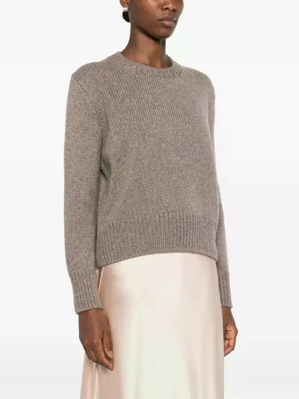 THE ROW Ribbed-knit Crew-neck Pullover