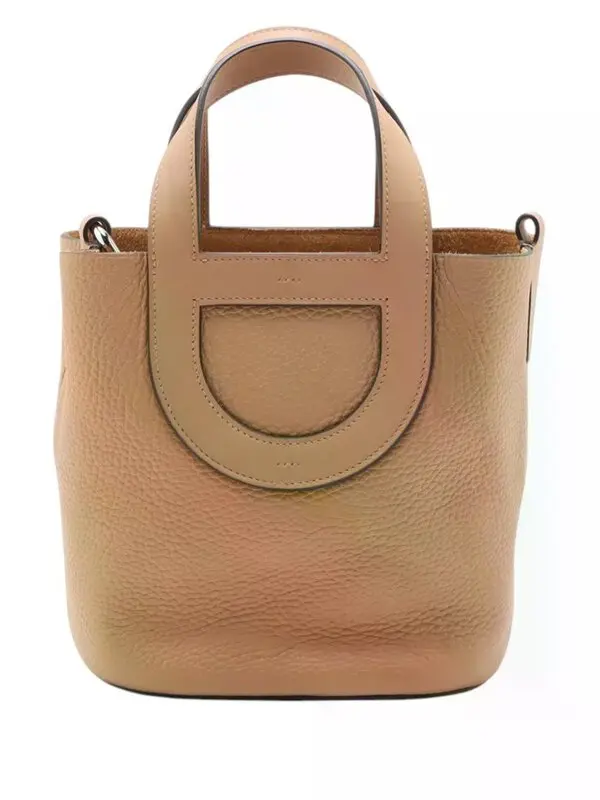 Hermès Clemence And Swift In The Loop 18 Handbag - Brown