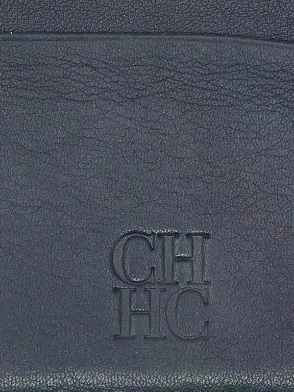 Carolina Herrera Logo-debossed Leather Card Holder