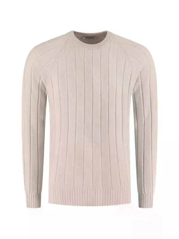 GRAN SASSO Ribbed-knit Raglan-sleeve Sweater
