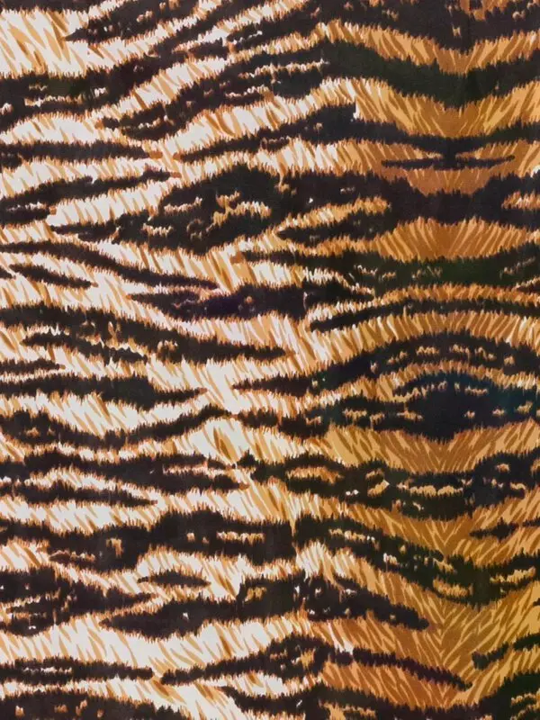 Dolce & Gabbana 2000s Tiger-print Maxi Skirt