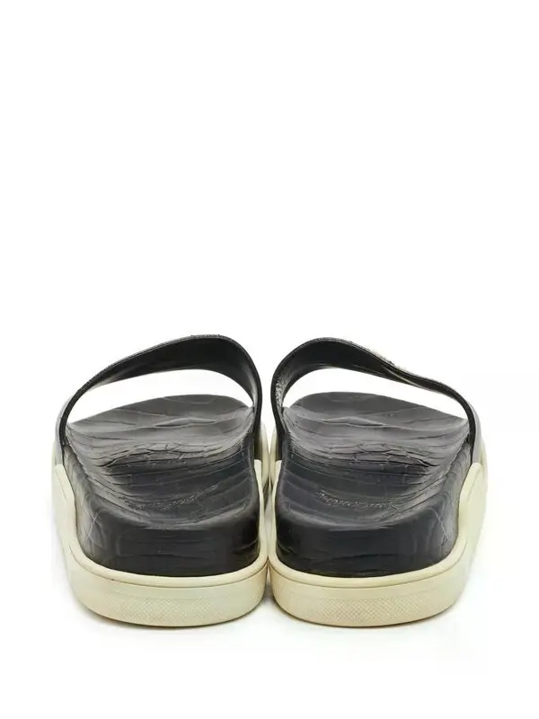 CHRISTIAN LOUBOUTIN Croc-effect Leather Sandals