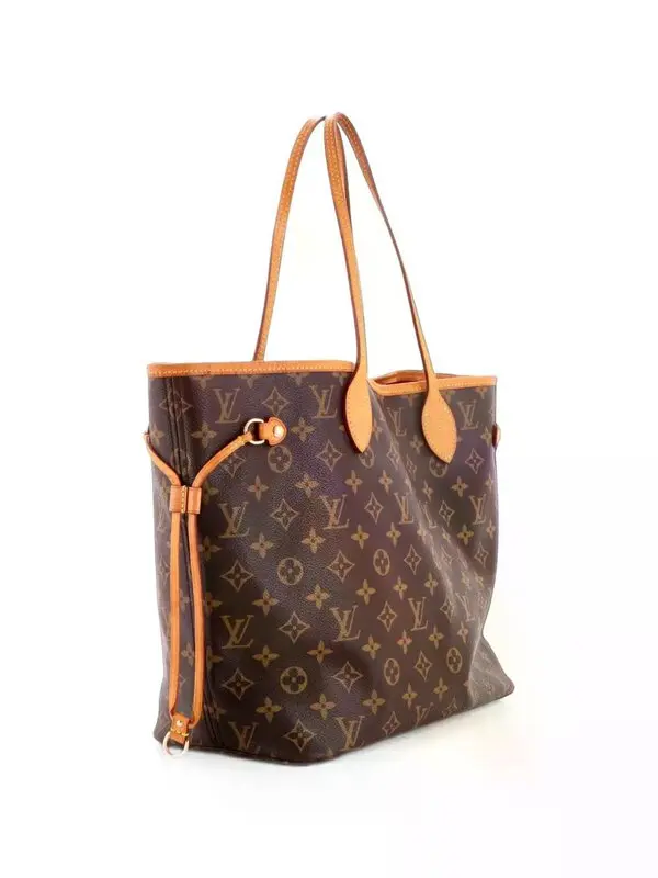 LOUIS VUITTON Neverfull Nm Monogram Canvas Mm Tote Bag - Brown