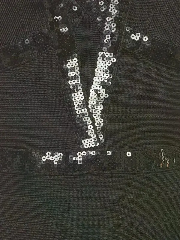 Herve Leger Sequin-embellished Jumpsuit