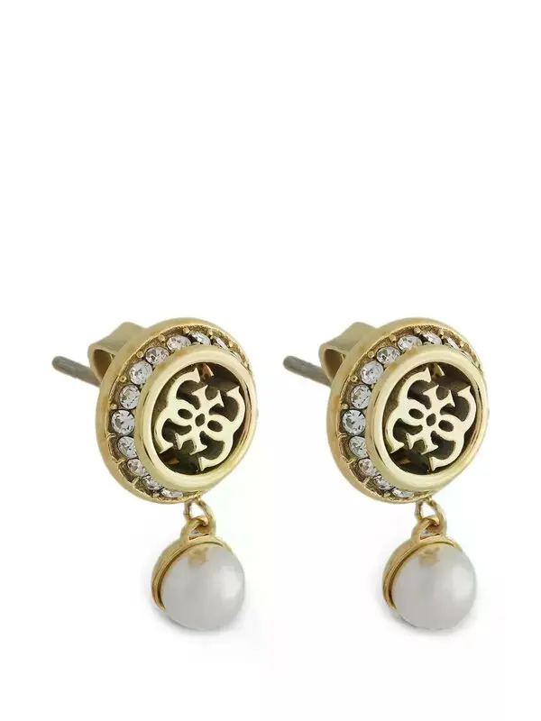 Guess Tiny Pearly Earrings - Gold
