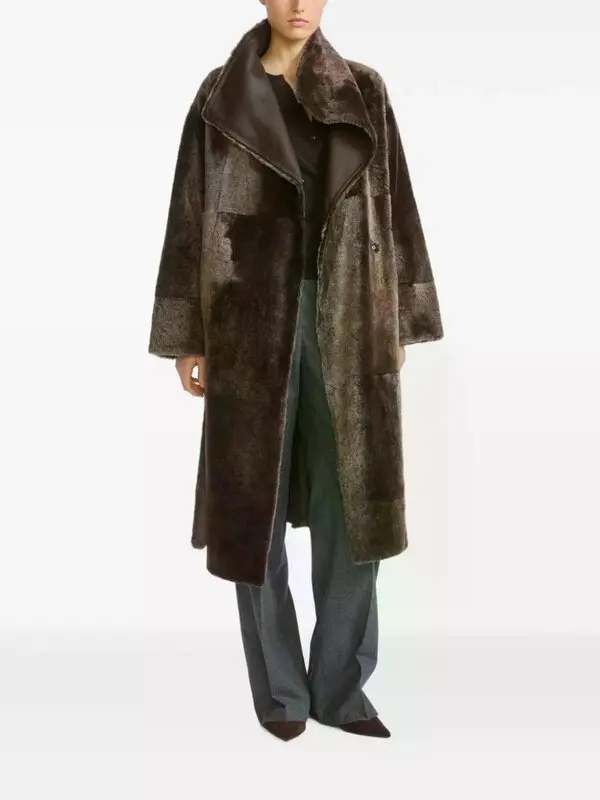 YVES SALOMON Reversible Lacon Shearling Coat